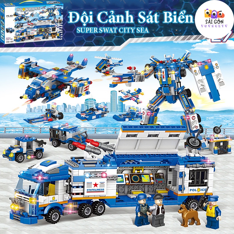Swat ROBOT Coast Guard Model Puzzle Assembly Toy/ Fighter Plane/ Coast ...
