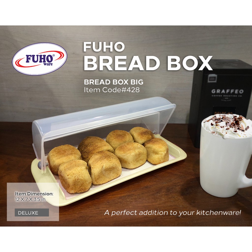 Bread Box Big (container, food box, bread keeper, food keeper, food bin ...
