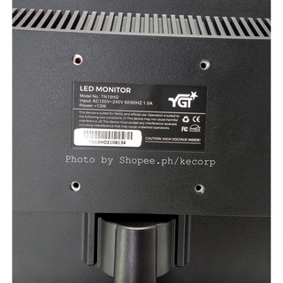 YGT Wide LED Monitor 19"TN19HD 1440*900 HDMI/VGA VESA MOUNTABLE KECORP ...