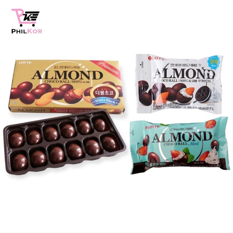 Lotte Almond Choco Ball 46g | Shopee Philippines