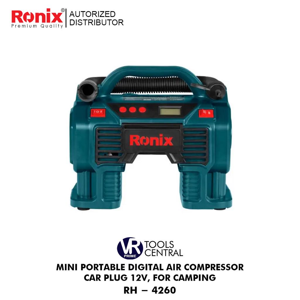Ronix ® by VR Prime - Mini Portable Digital Air Compressor, Car plug 12V, for camping (RH-4260 ...