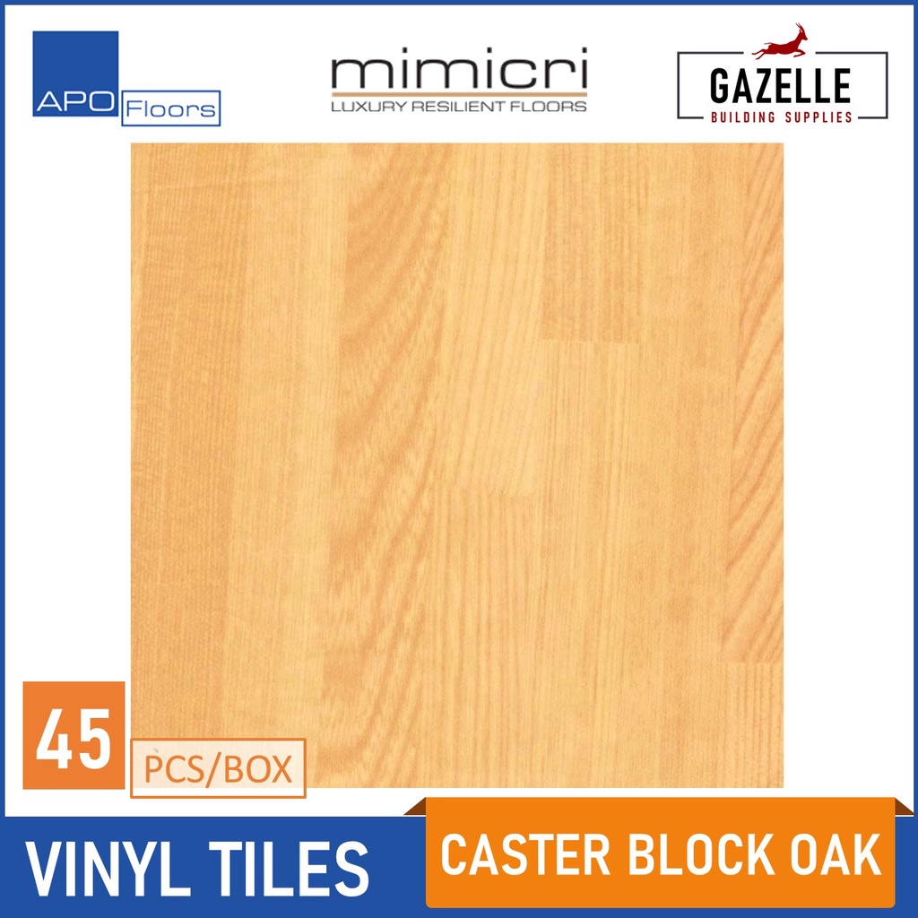 Apo Floor Vinyl Tiles Mimicri Wood, Carpet, and Stone Series 1.3mm ...