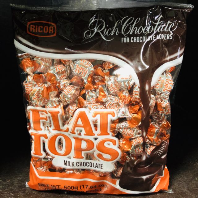 Flat Tops Milk Chocolate ( 1000pcs & 30pcs ) | Shopee Philippines