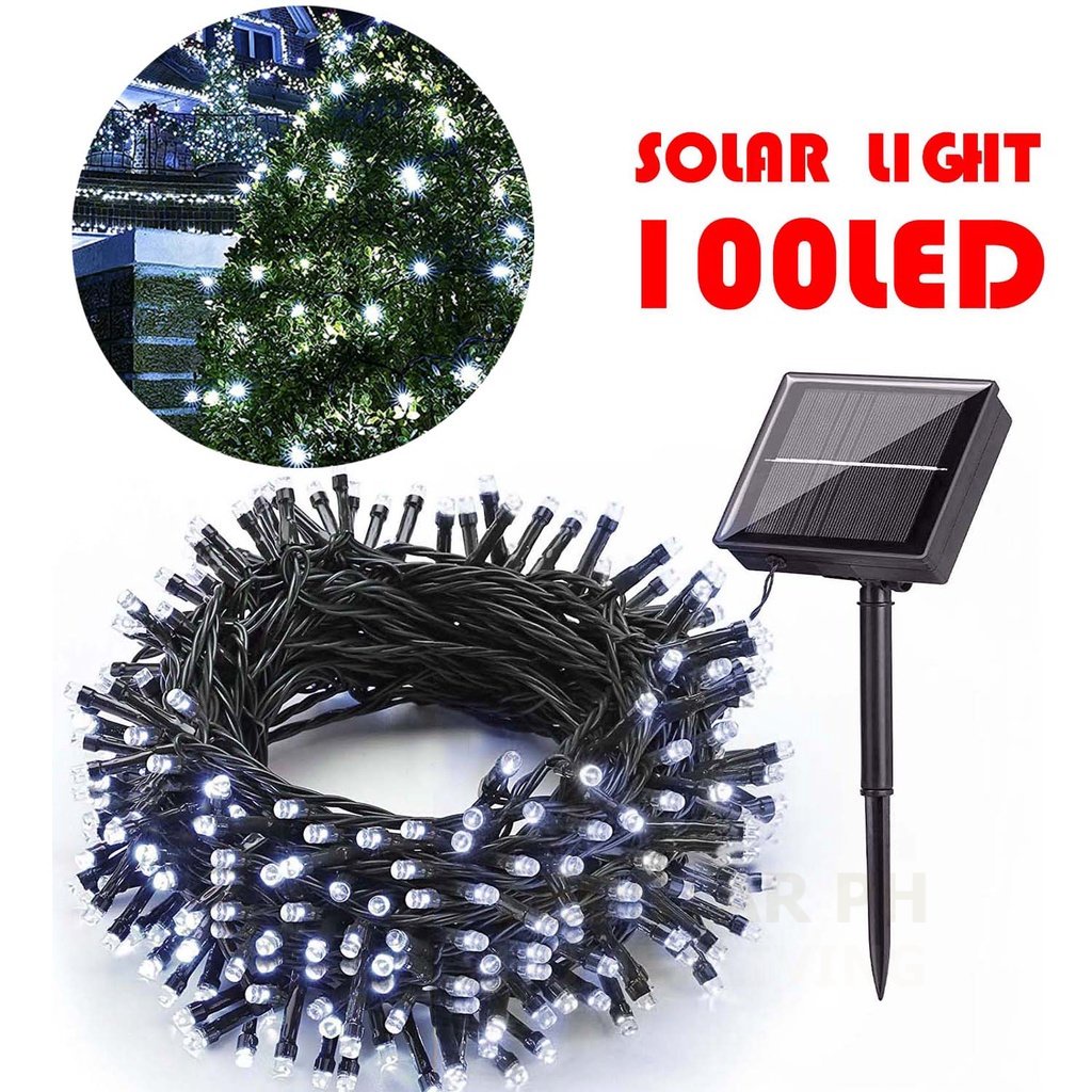 Solar 50 LED Light Raindrop 7M LED String Lights Fairy Lights ...