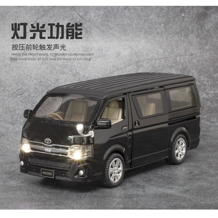 [Toyota Hiace]Diecast Car Model Metal Pull Back Car Diecast Model Toy ...