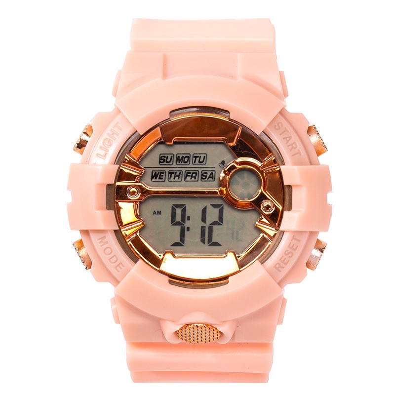 Relo Korean Macaron Color Men's Women's Unisex Student Sport Watch ...