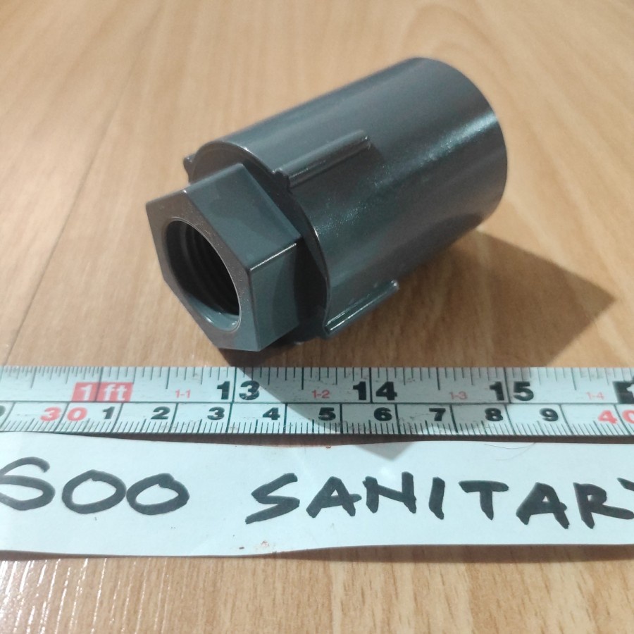 Faucet Socket 1/2" x 1" Rucika PVC - Deep Thread Socket (1/2" Inch ...