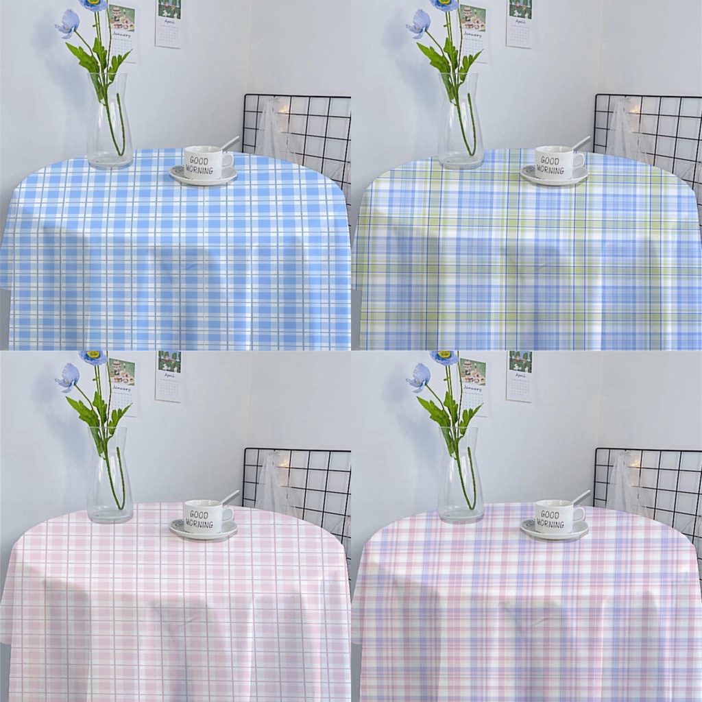 Ready Stock Fabric ins Style Tablecloth Student Desk Mat Cute Girl ...