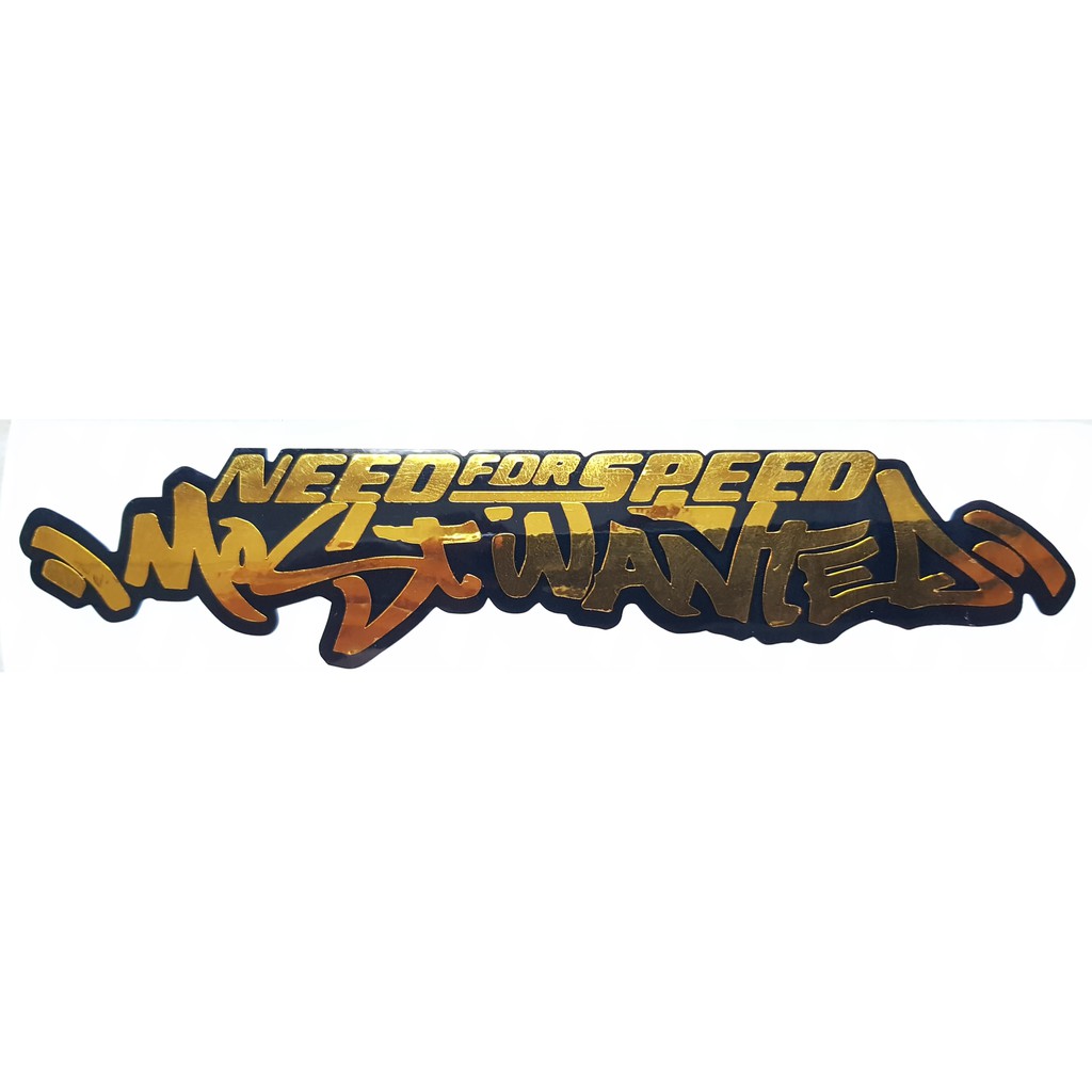 NEED FOR SPEED STICKER DECALS FOR MOTORCYCLE, CAR WATERPROOF | Shopee ...
