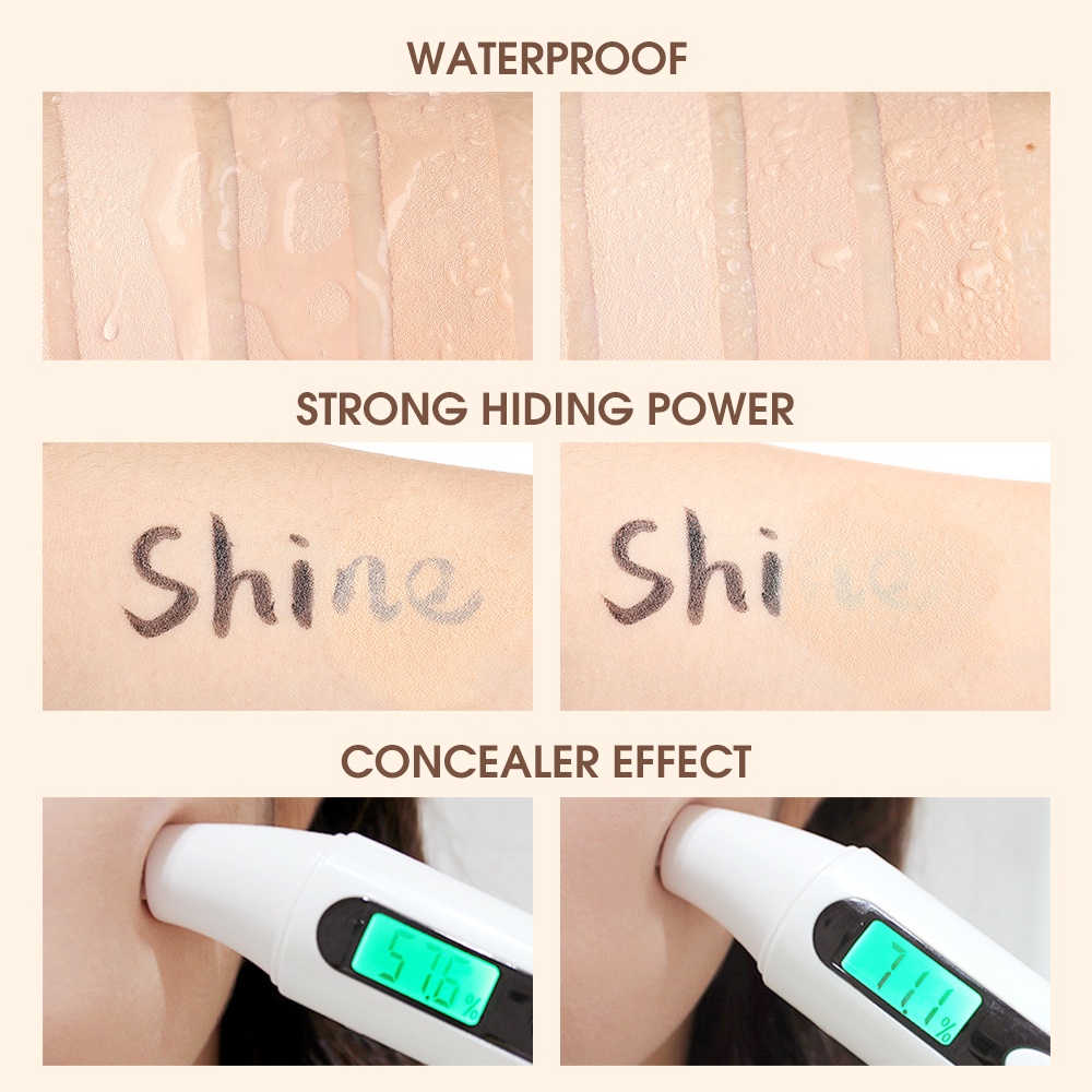 OTWOO Full Coverage Air Cushion BB Cream Foundation Long Lasting ...