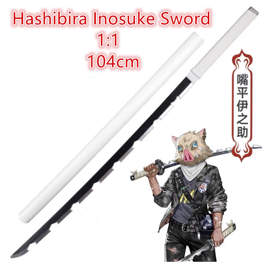 104cm Hashibira Inosuke Sword Weapon Demon Slayer Kimetsu no Yaiba ...