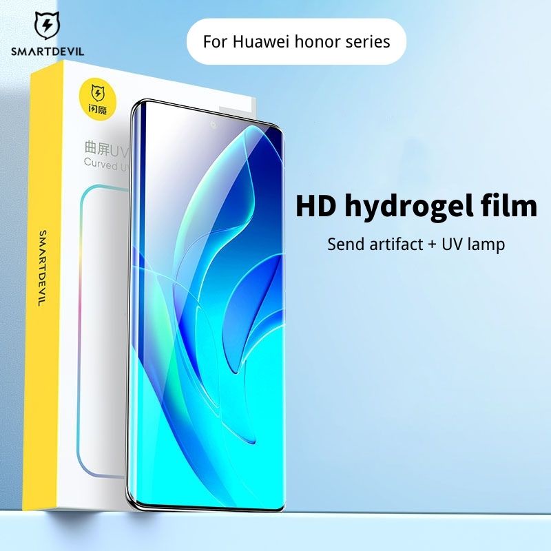 SmartDevil Full Screen UV Invisible Hydrogel Film Tempered Glass For Huawei Honor 50/70/60/60pro ...