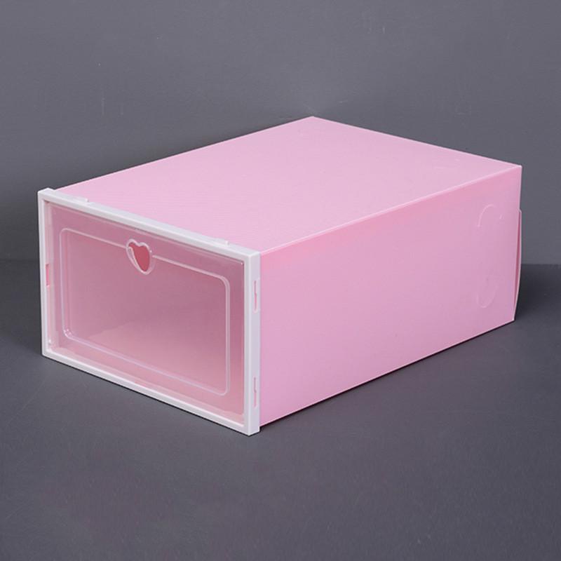 BOS Candy Color Shoe Box Foldable Drawer Case Storage Organizer ...