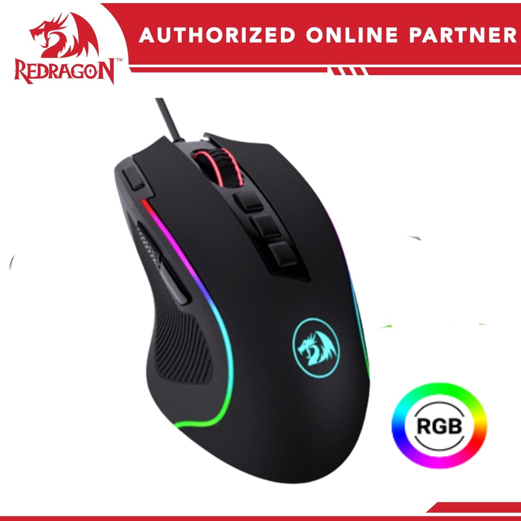 REDRAGON M612 Predator RGB 8000dpi Gaming Mouse | Shopee Philippines