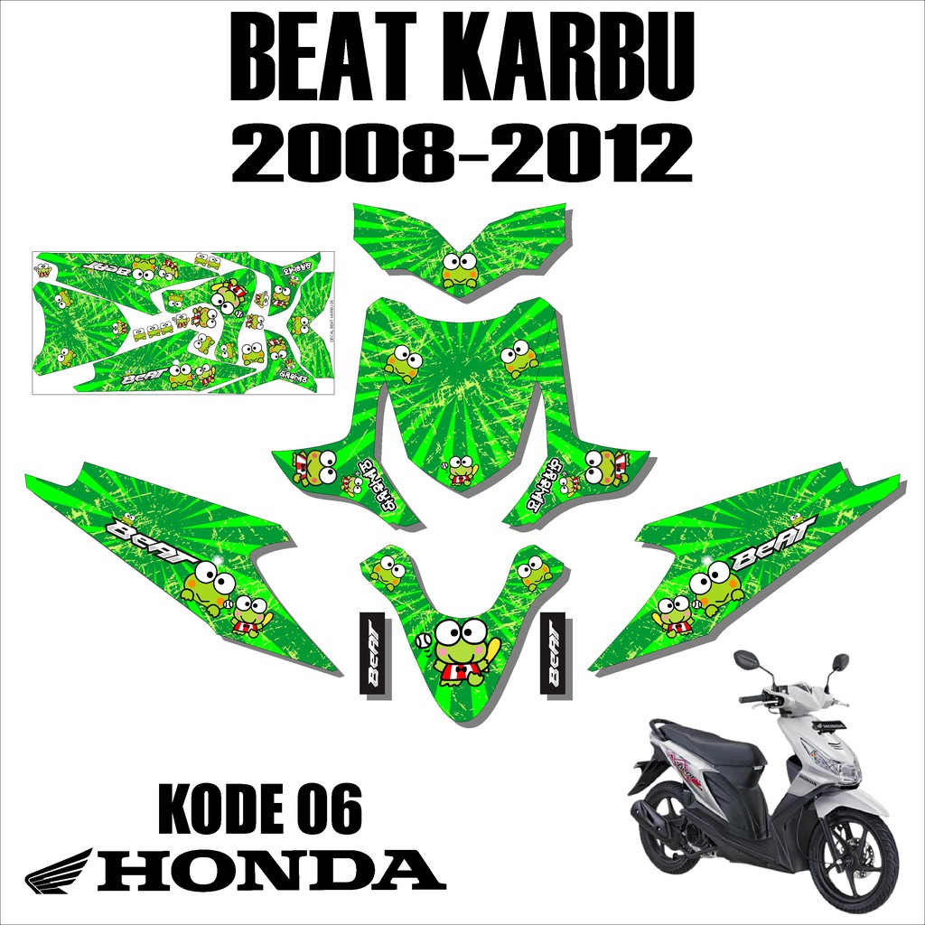 Fullbody Beat Karbu Sticker Decal 2008 2009 2010 2011 2012 Variations ...