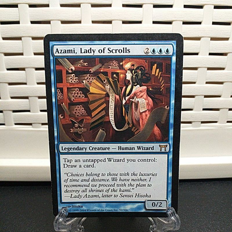 MTG Azami, Lady of Scrolls KAMIGAWA played-hp | Shopee Philippines