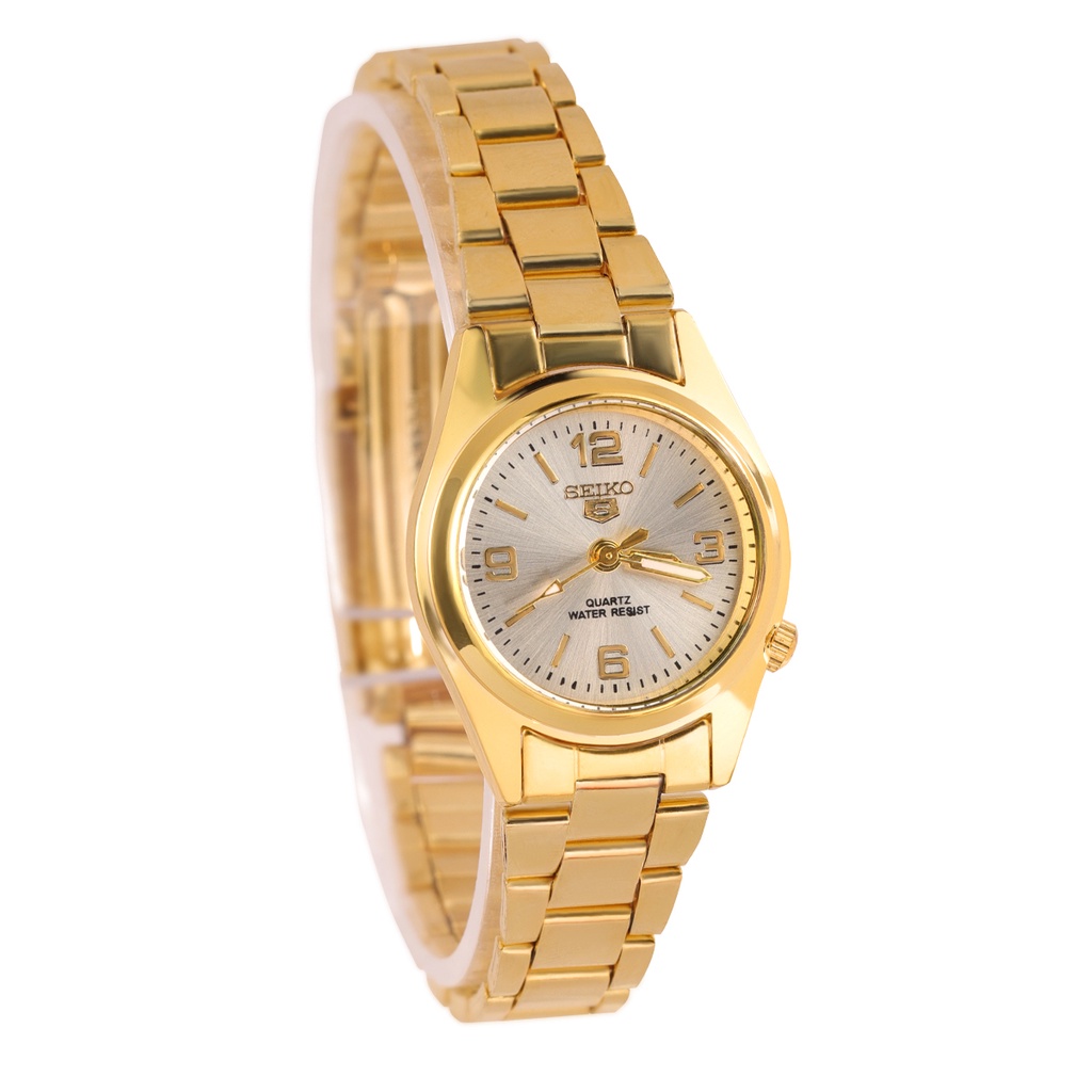 Seiko women Aristocratic Fashion Gold Casual Band Steel Watch For Men ...