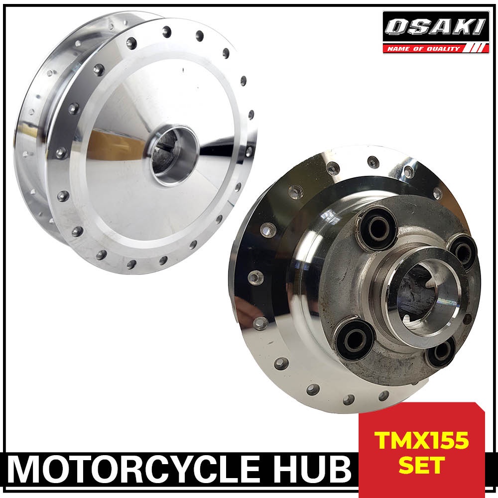 TMX155 Osaki Mirror Chrome Hub (Hub Set / Front Hub / Rear Hub ...