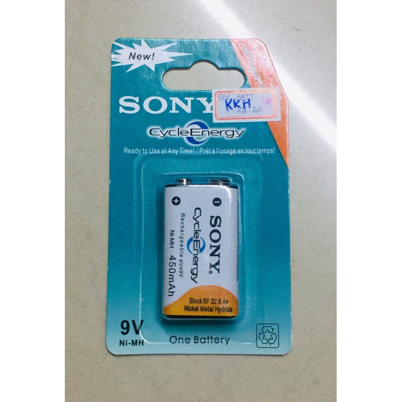 SONY RECHARGEABLE BATTERY 9V | Shopee Philippines