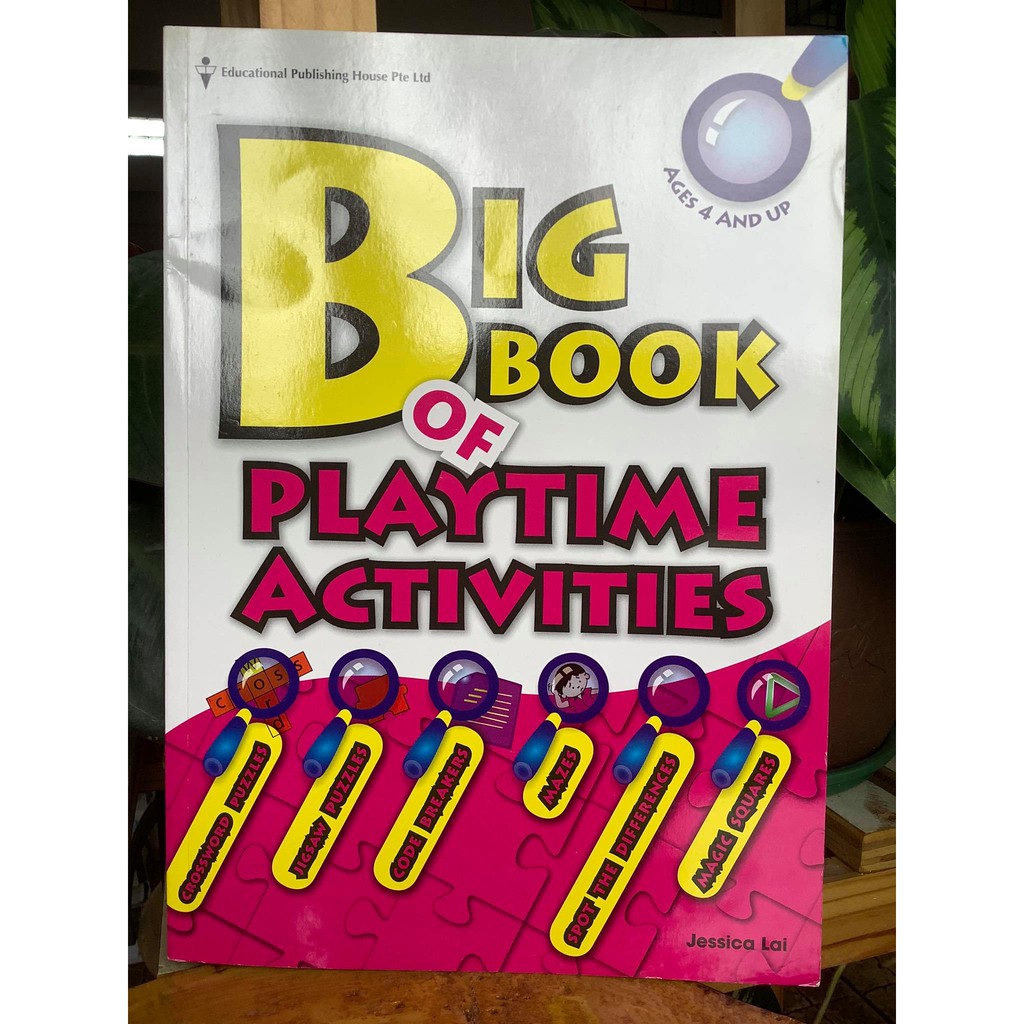 Big Book of Playtime Activities Ages 4 and Up Childrens Activity Book ...