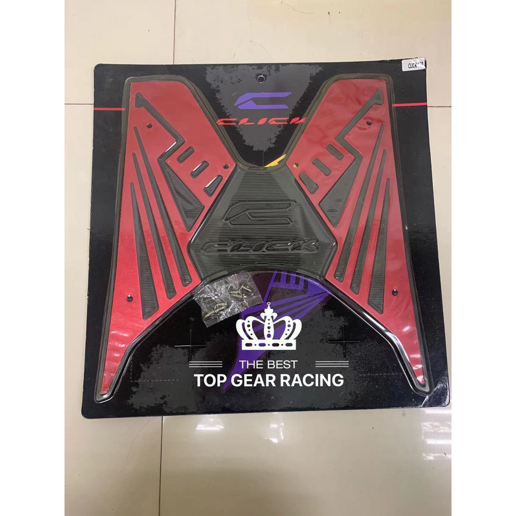 Honda click Matting Footboard For Honda Click 125 & 150 Alloy ...