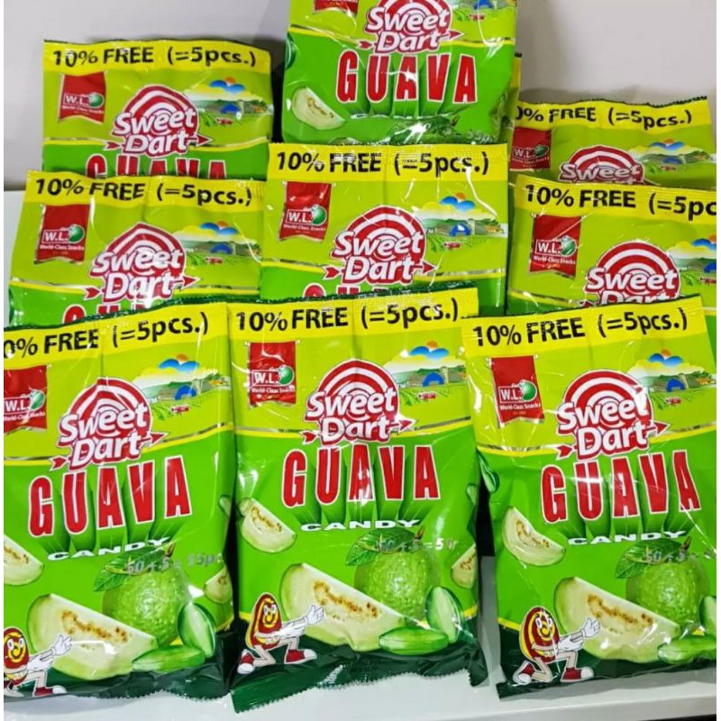 Sweet Dart Guava Candy 4g x 50's x pack of 5 | Shopee Philippines