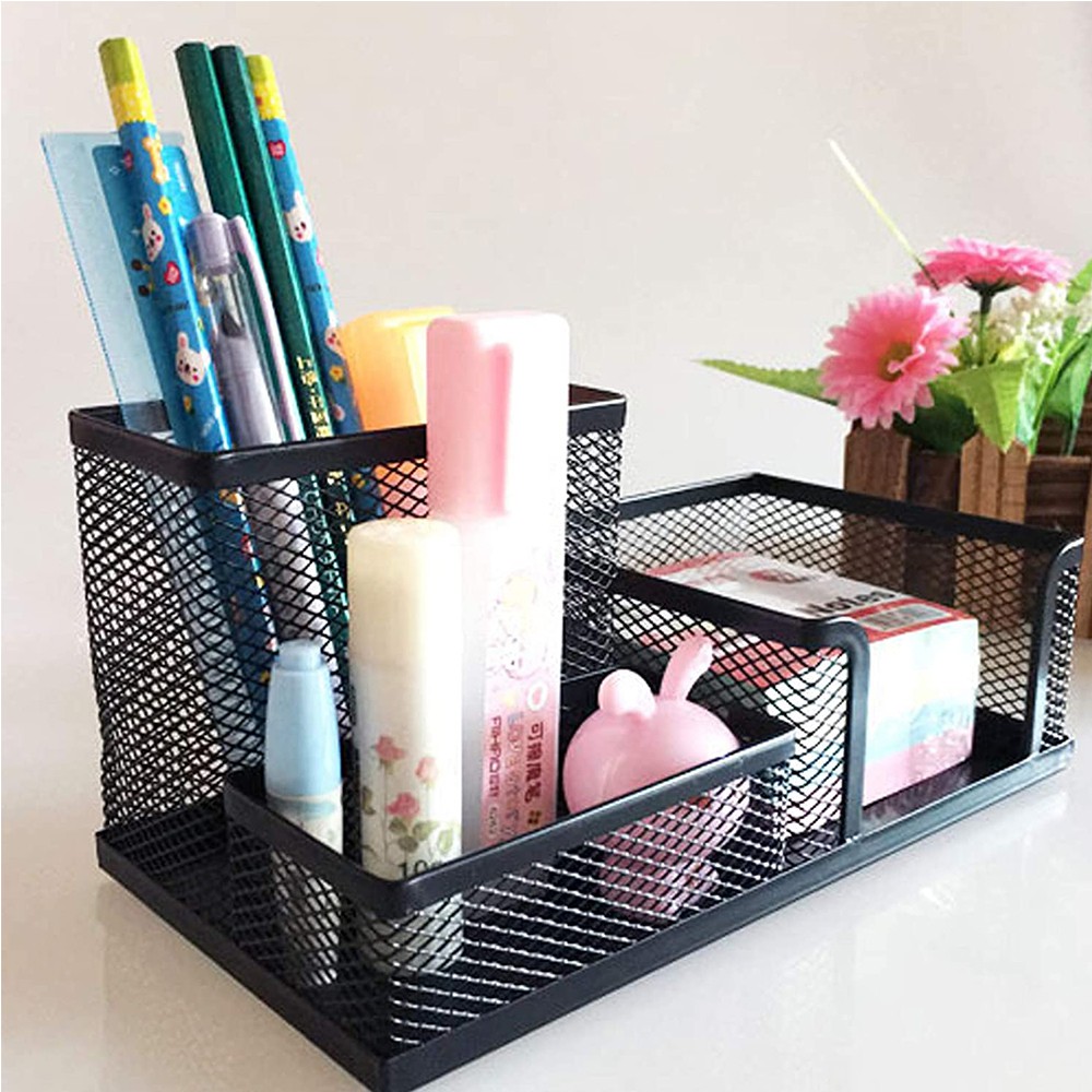 3 in 1 Multipurpose Office Stationery Pen Holder | Shopee Philippines