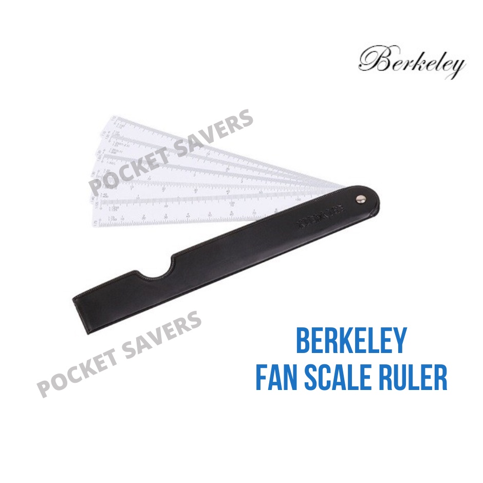 BERKELEY Fan Scale Ruler (Drawing Measurement, Size) | Shopee Philippines