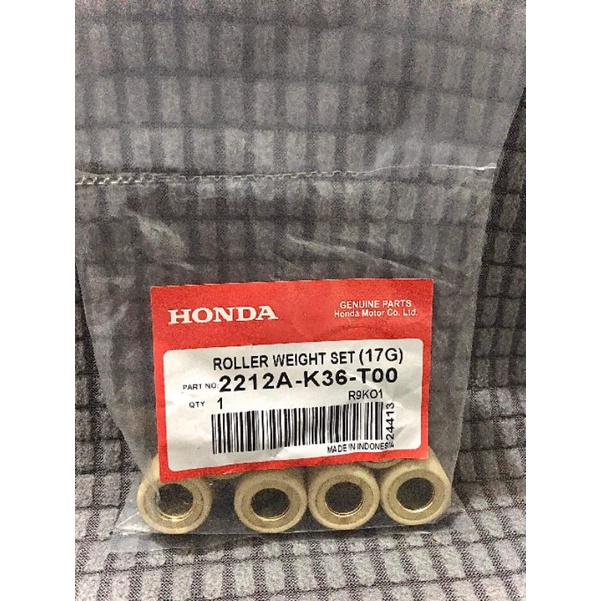 Honda Click 125/150/ADV/PCX Pulley Ball (12G,13G,14G,15G,16G,17G,17.8G,18.6G,19.7G)Genuine Part ...
