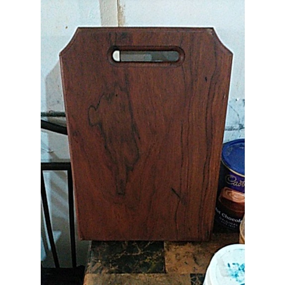 RECTANGULAR SANGKALAN I CHOPPING BOARD SOLID HARDWOOD | Shopee Philippines