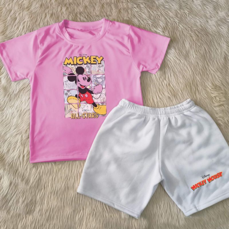 DKY Clothing SUBLI Kids Terno ( Shirt/Jogger ) UNISEX ( Mickey Mouse ...