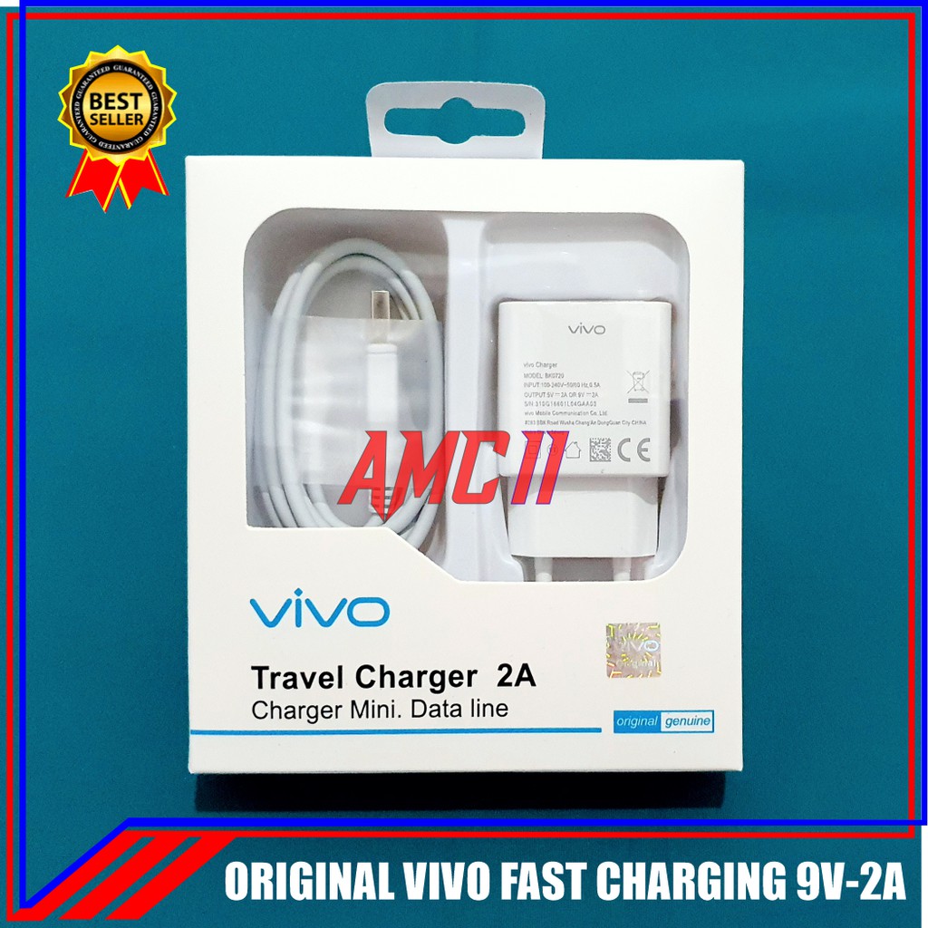 Original Vivo V5 Plus Charger 100% Fast Charging Official Indonesia ...