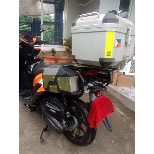 HONDA CLICK 125/150 V2-V3 TOP BOX BRACKET WITH SIDE PANNIER HEAVY-DUTY ...