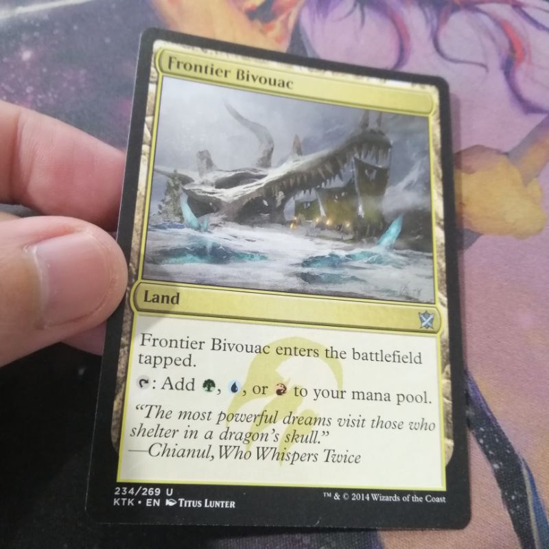 1 Frontier Bivouac KTK khans uncommon MTG card | Shopee Philippines