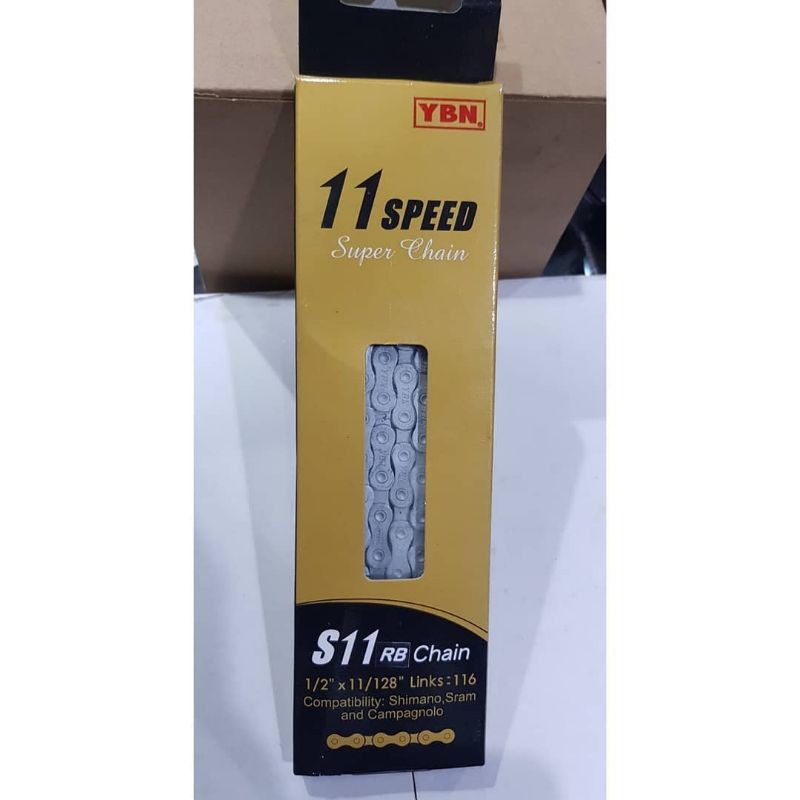 Original YBN S11RB S10RB Anti rust chain 10 speed 11 speed (made in ...
