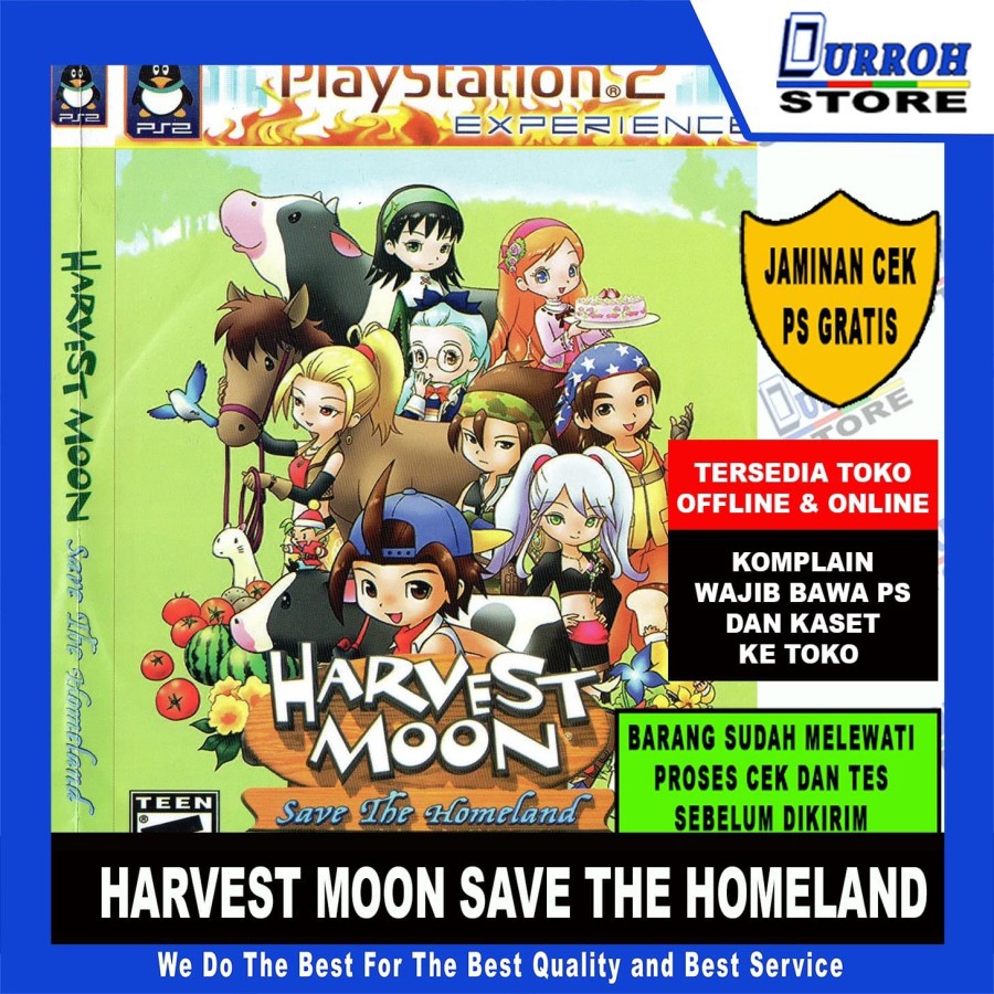 Ps2 GAME Cassette HARVEST MOON SAVE THE HOMELAND | Shopee Philippines