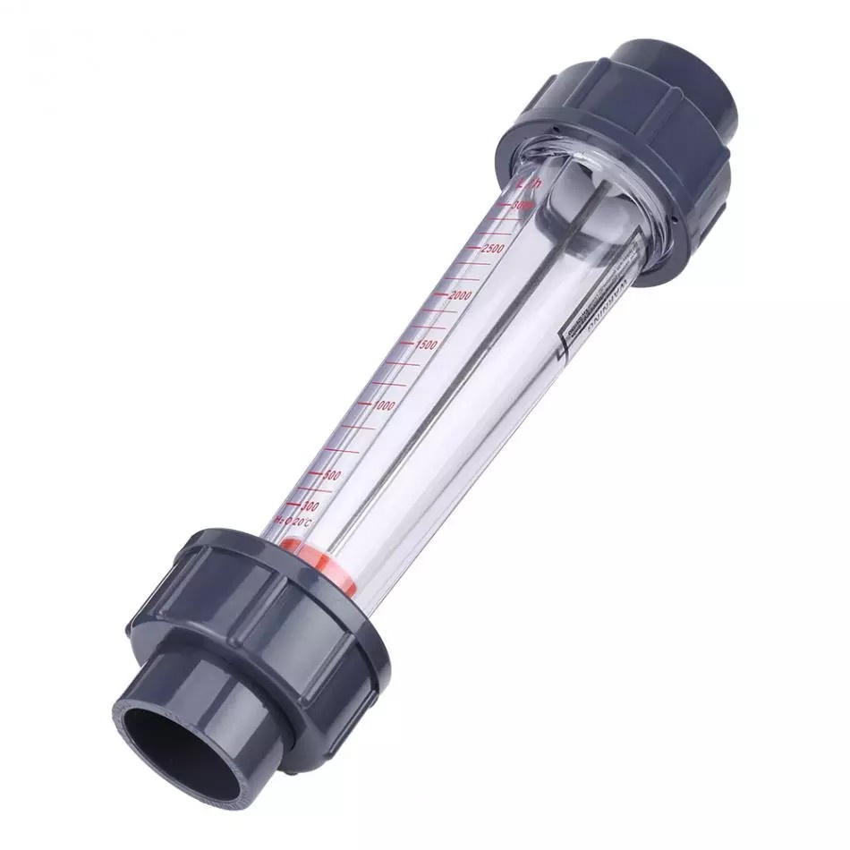 LZS-25 Flow Meter Plastic Tube Type Water Rotameter Liquid Flowmeter ...