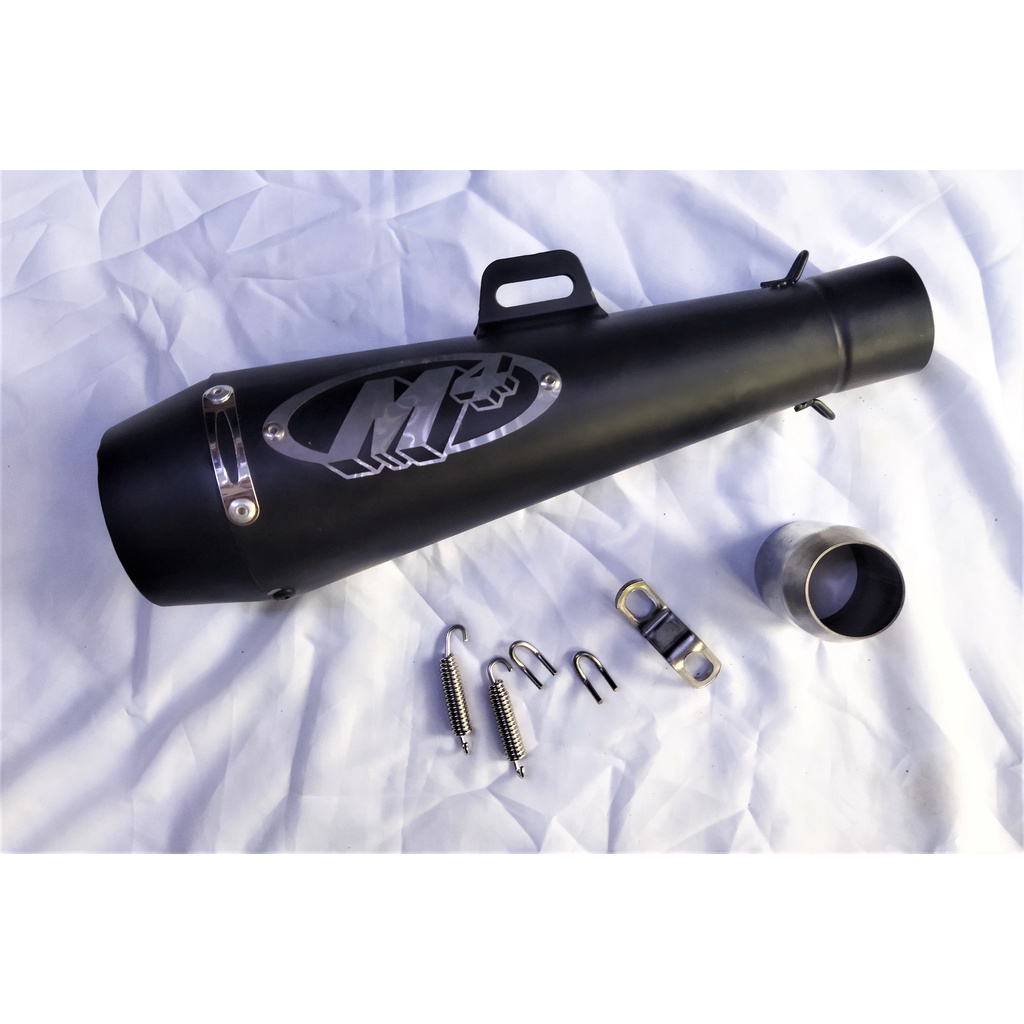 M4 Bullet Pipe-Black-Cafe racer and scrambler motorcycle | Shopee ...