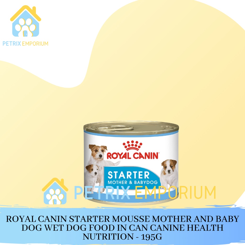 Royal Canin Starter Mousse Mother and Baby Dog Wet Dog Food in Can Canine Health Nutrition ...