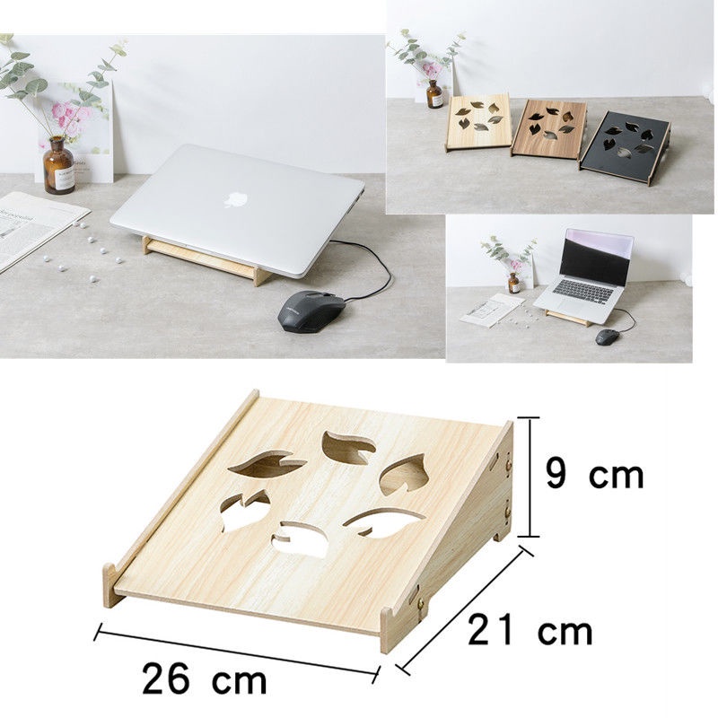 solid wood Laptop stand Computer stand monitor stand / Monitor Stand ...