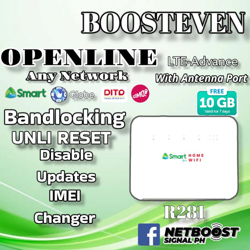 Pldt Home Prepaid Wifi Boosteven OPENLINE ( Cat 6 up to 300mbps) | Shopee Philippines