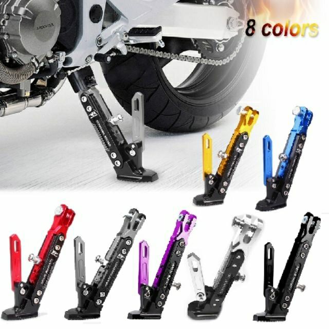 CNC Alloy Side Stand Adjustable | Shopee Philippines