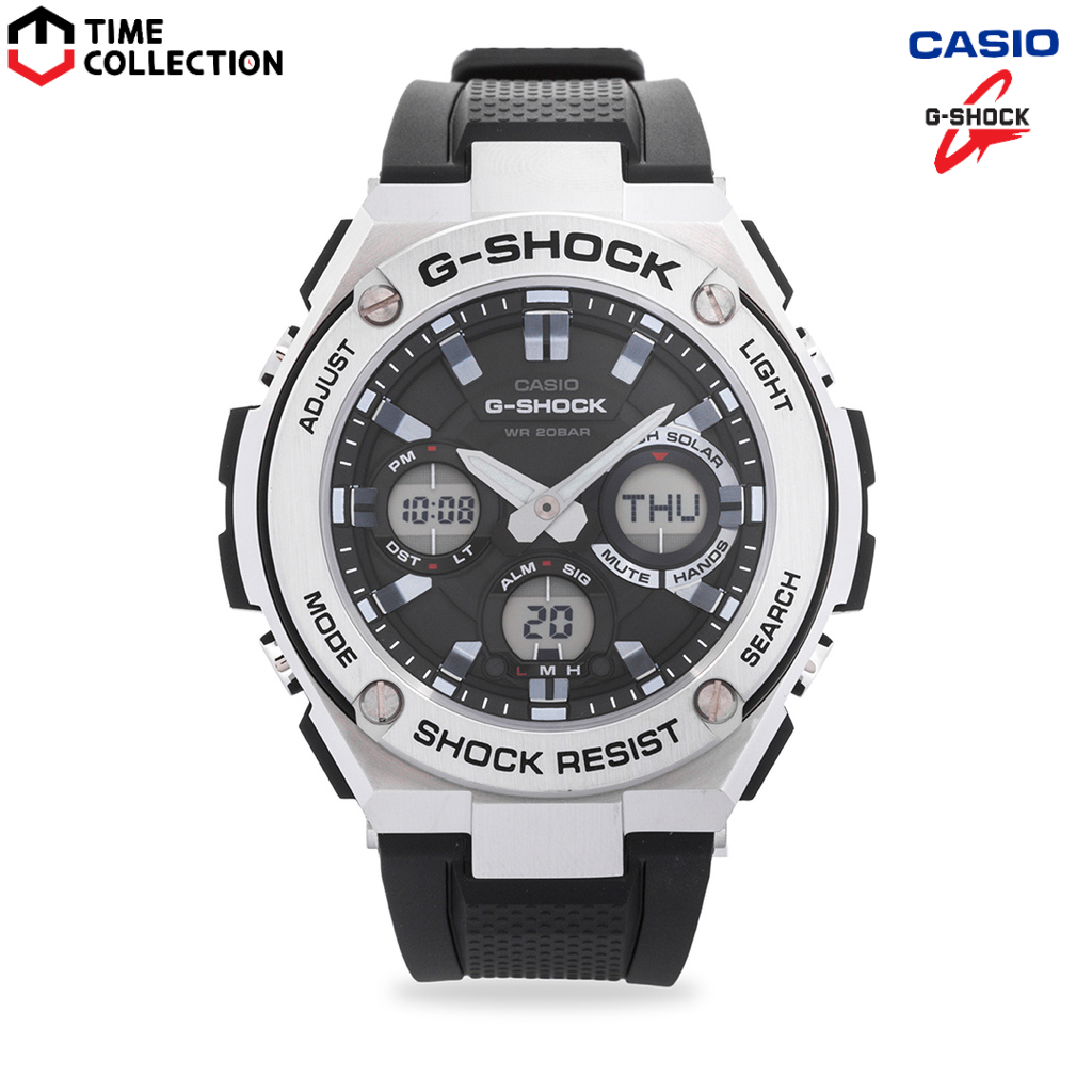 Casio G Shock Gst S110 1adr Solar Digital Analog Rubber Strap Watch