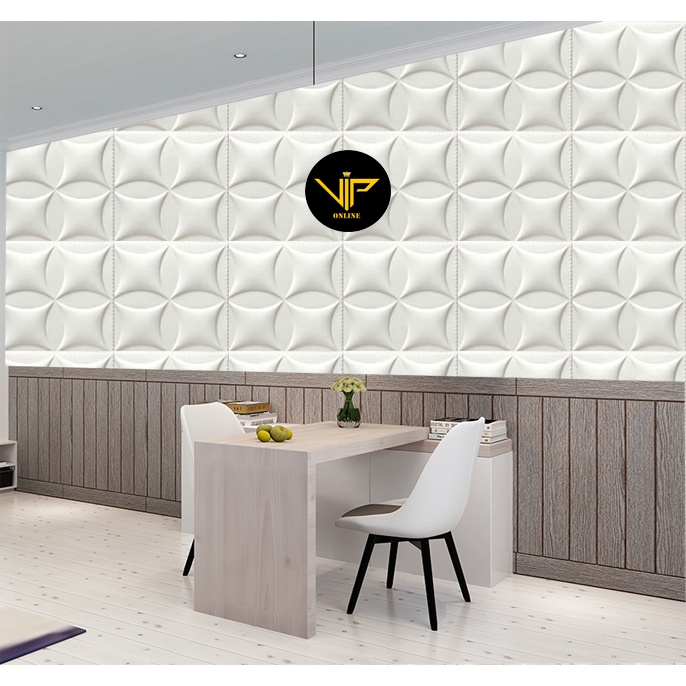 Vip Wall paper Sticker Foam Batik Motif-12 3D Brick Premium Wallpaper ...