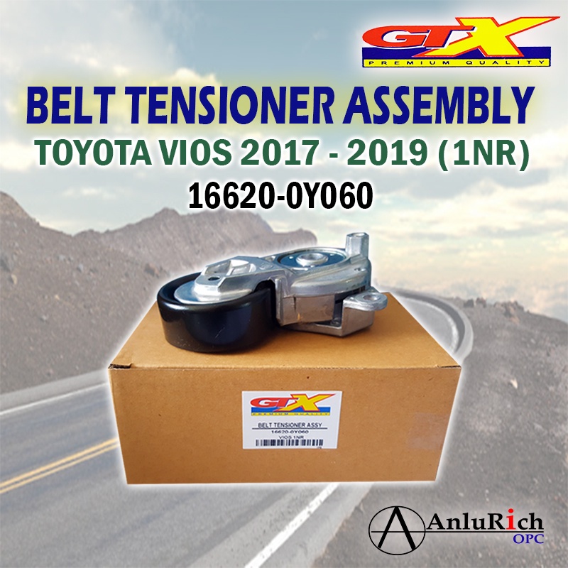GTX BELT TENSIONER ASSEMBLY for TOYOTA VIOS 2017 - 2019 (1NR) | 16620 ...