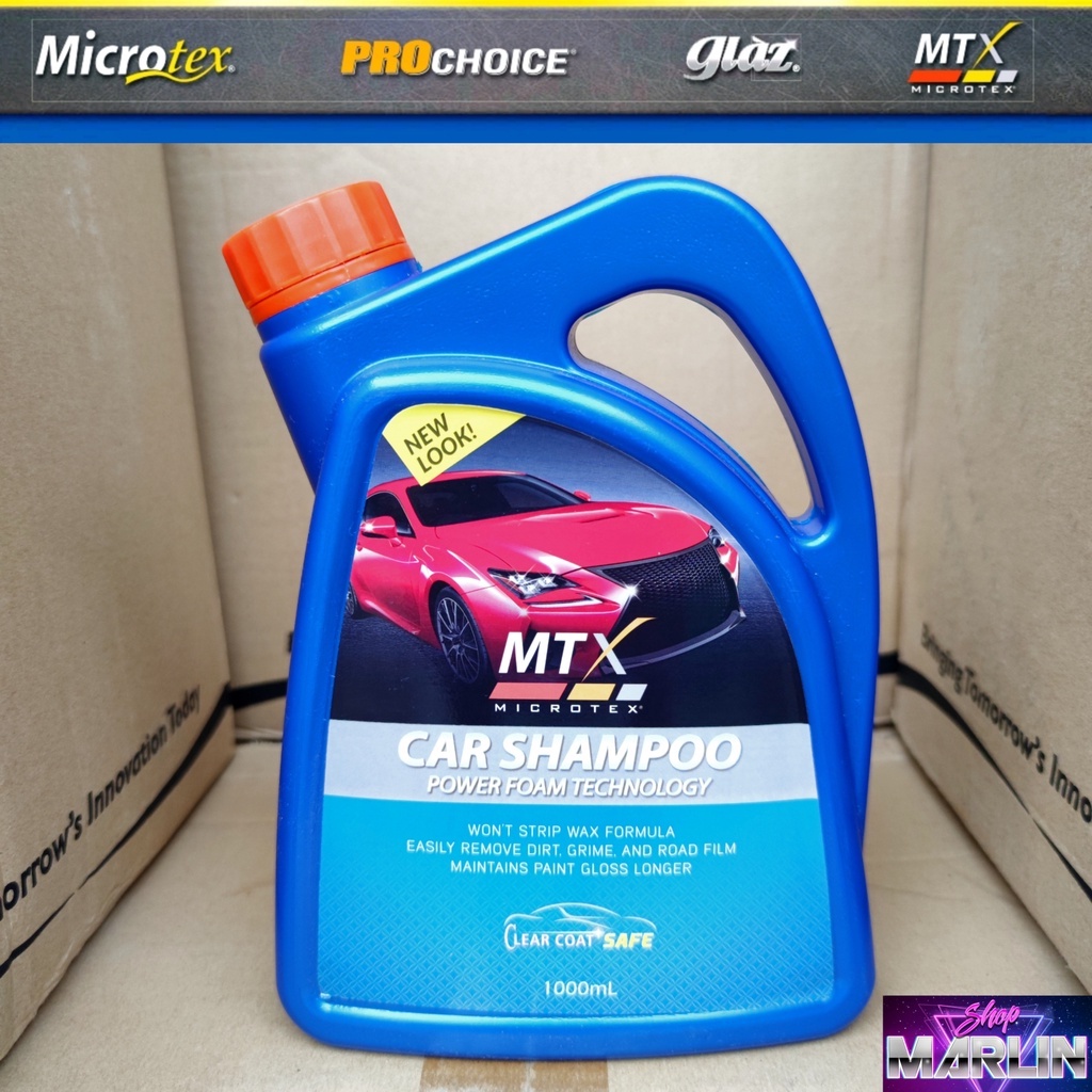 Microtex MTX Car Shampoo 1 Liter 1000ml | Shopee Philippines