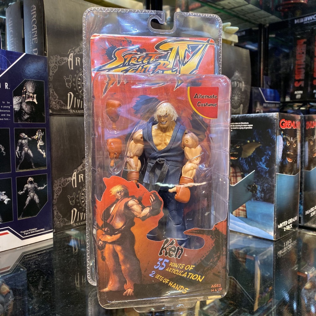 Action Figure Neca Street Fighter Model Ryu/Ken/Chun-Li/Guile/Akuma Toy ...