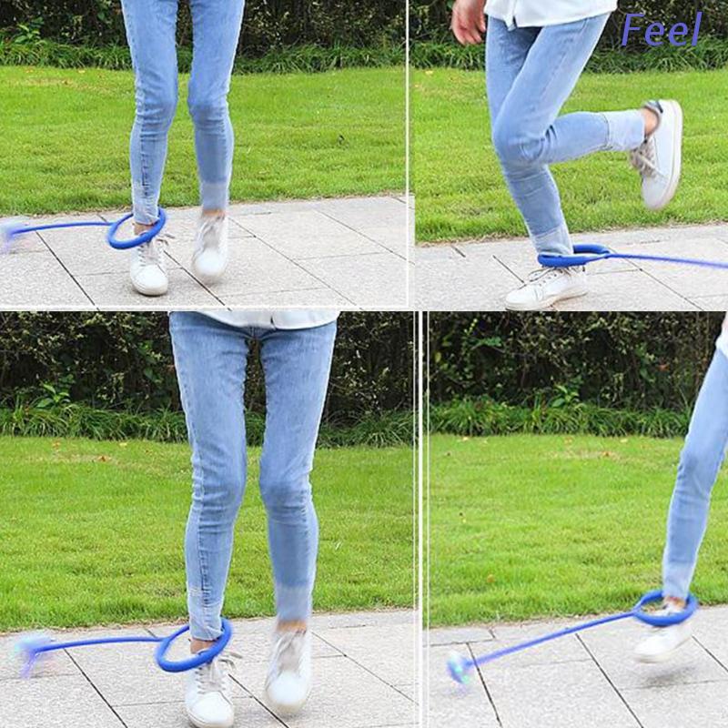 Feel Sports Swing Ball Ankle Skip Ball Flashing Jumping Ring Jump Ropes ...