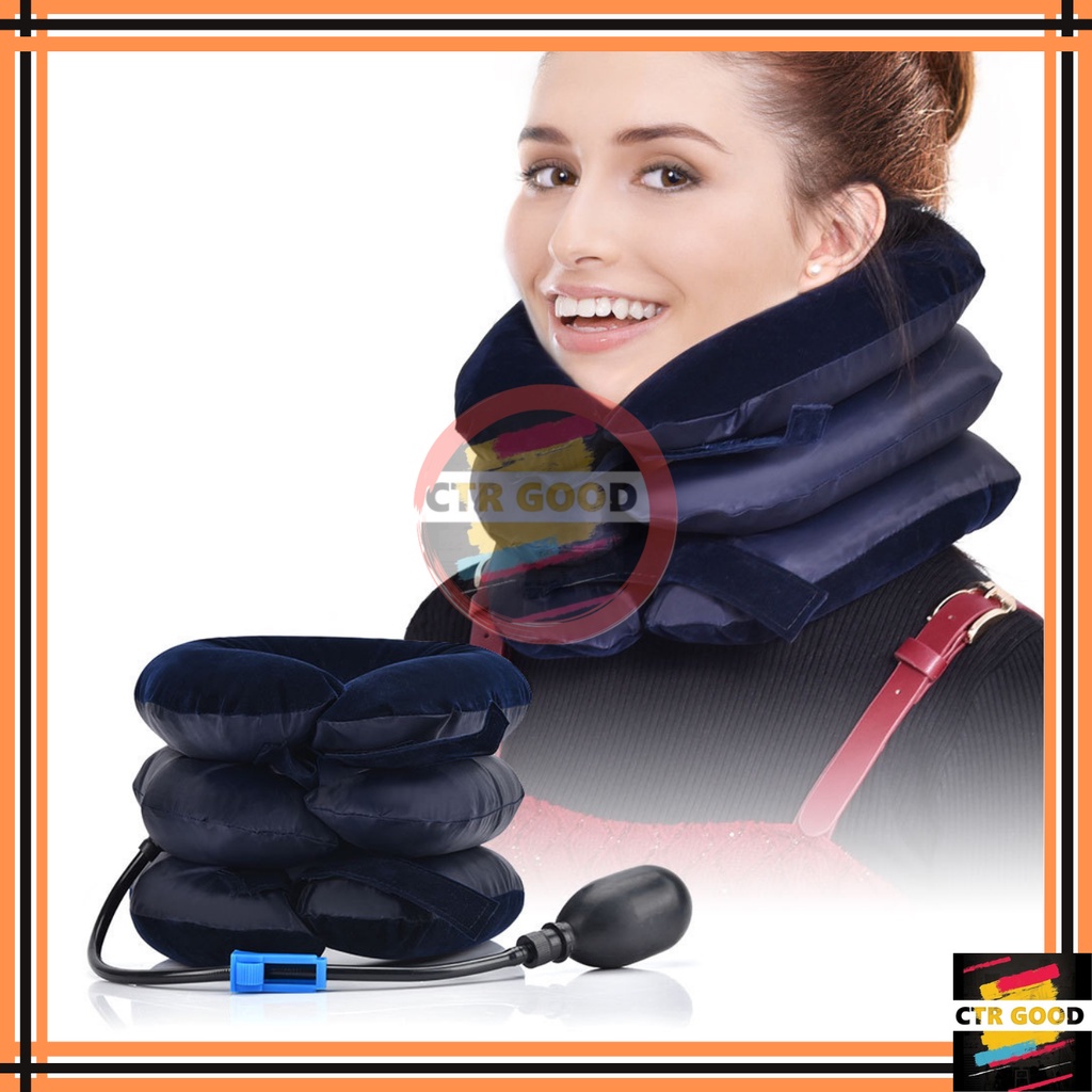 Cervical Retractor and Inflatable Adjustable Neck Extender and Support ...