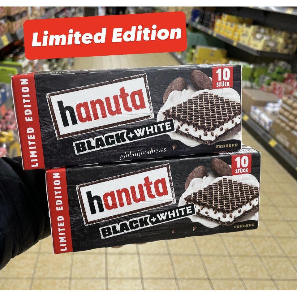 Ferrero HANUTA BLACK N WHITE LIMITED EDITION (10 PACK MINIS Contents ...